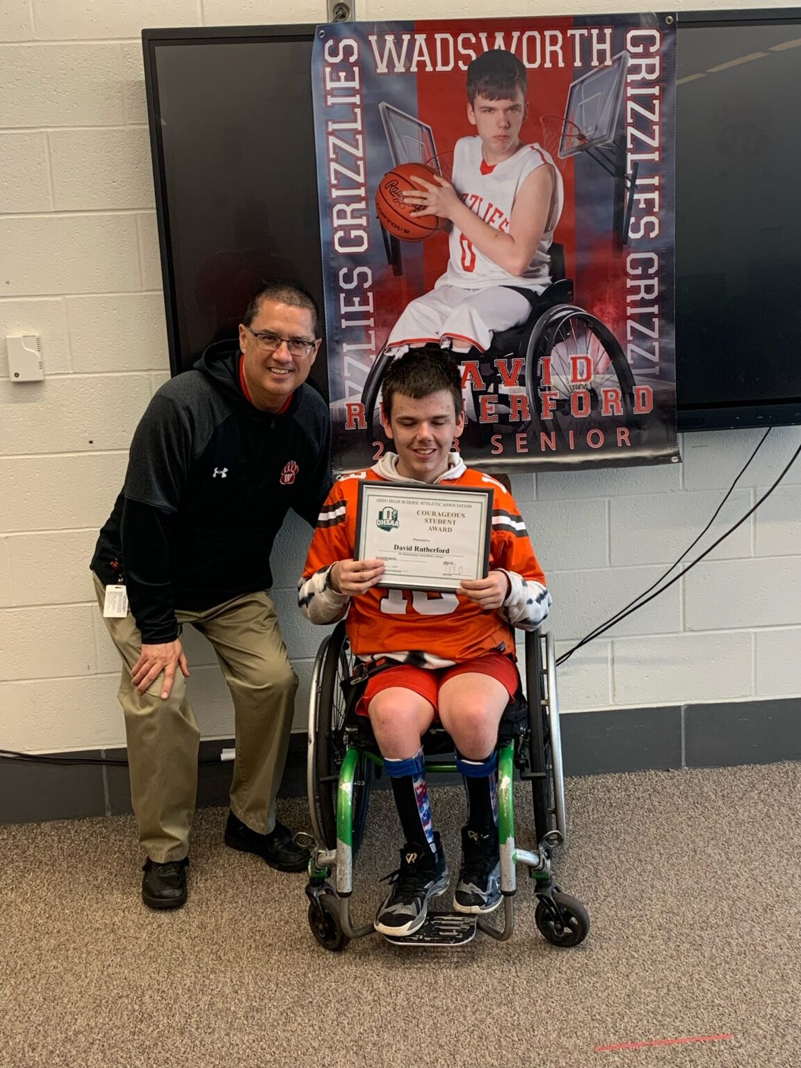 Wadsworth High School’s David Rutherford wins OHSAA Courageous Athlete ...